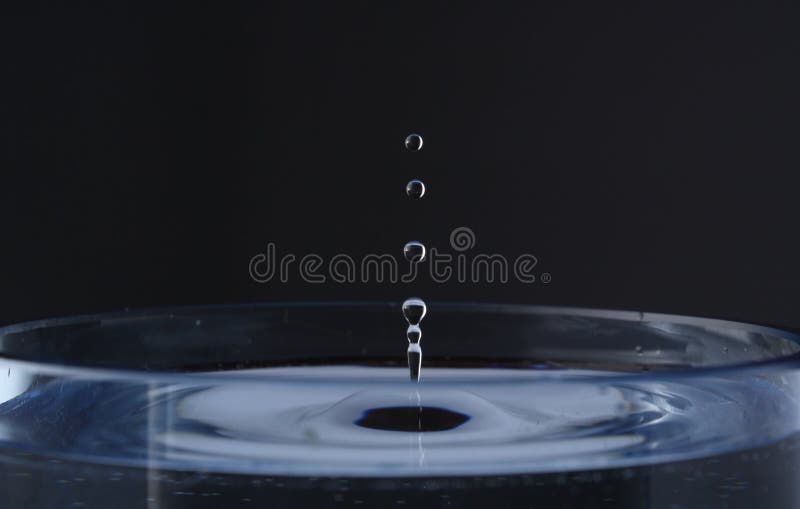 Effects after Liquid Drop Fell Stock Image - Image of splashing, fresh ...