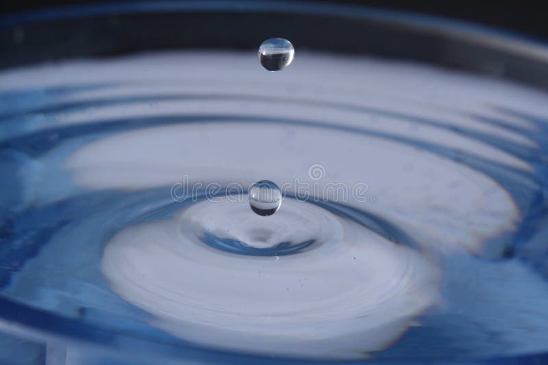 Effects after Liquid Drop Fell Stock Image - Image of droplet ...