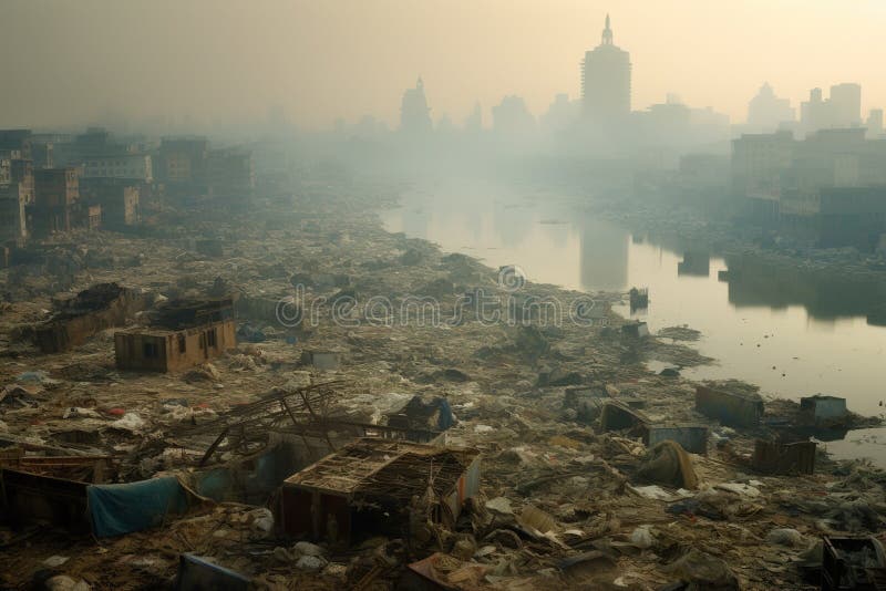 Effects of Pollution on Cities, Concept of Urban Degradation Stock ...