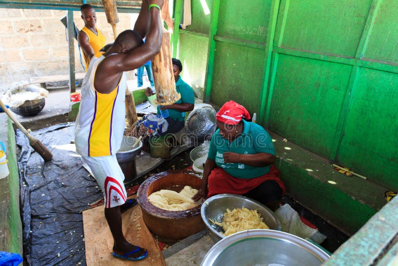 Fufu congolais image stock. Image du bénin, cuisine - 165546167