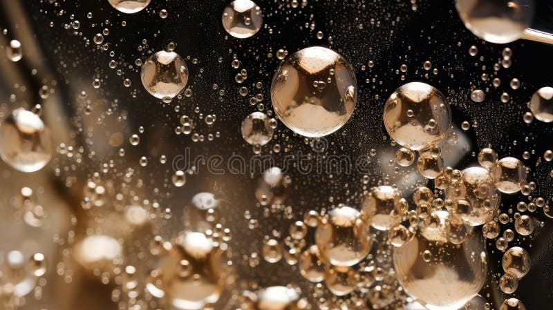 Effervescent Liquid Bubbles Texture Stock Illustration - Illustration ...