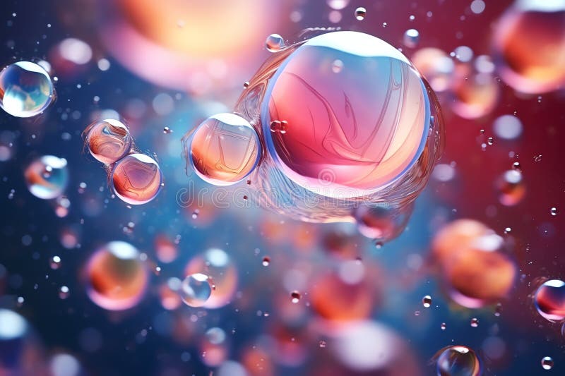 Effervescent Motion Bubbles Stock Illustration - Illustration of ...