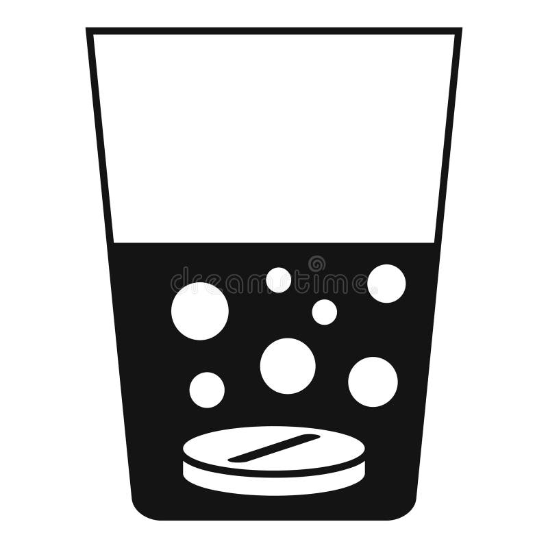 Soluble Tablet Water Glass Stock Illustrations – 390 Soluble Tablet ...