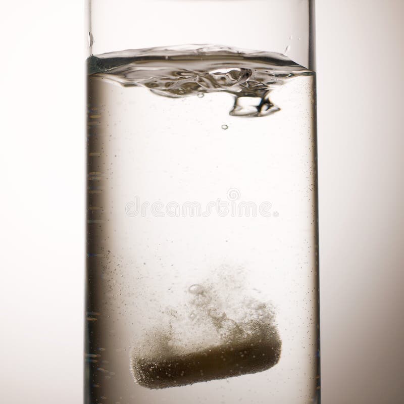 Effervescent tablet stock image. Image of health, antacid - 35296745