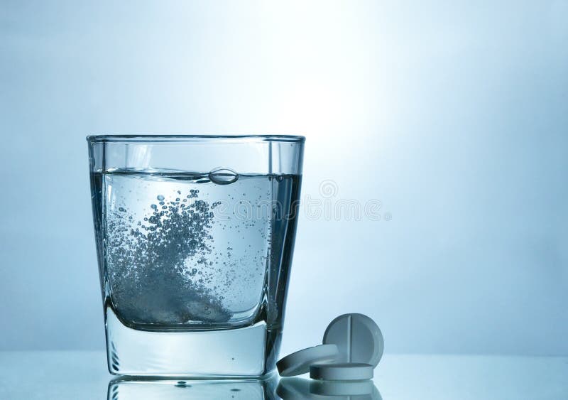 Bubble effervescent tablet stock image. Image of drop - 200383775