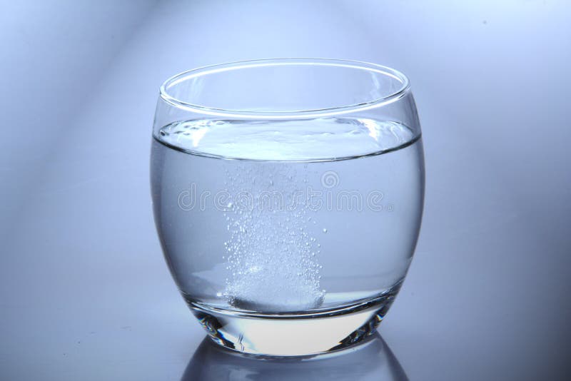 Effervescent Tablet stock image. Image of water, blue - 51752719