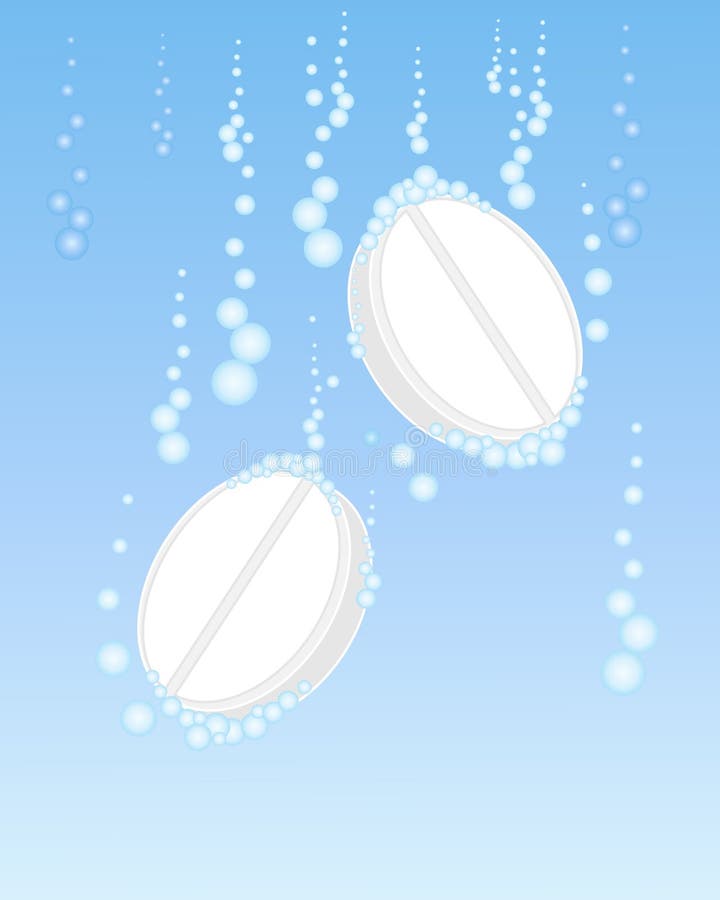 Effervescent tablets stock vector. Illustration of copyspace - 34215531