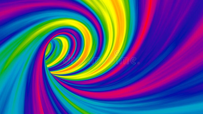 Effet de vortex de couleur illustration stock. Illustration du couleurs ...