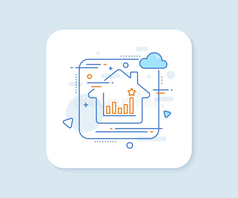 Efficacy Line Icon. Business Chart Sign. Vector Stock Vector ...