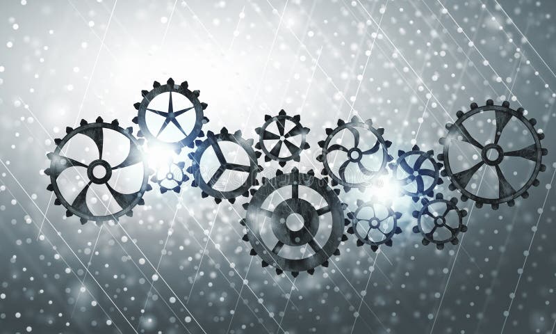 Werkend mechanisme stock foto. Image of mechanisme, machines - 43159550