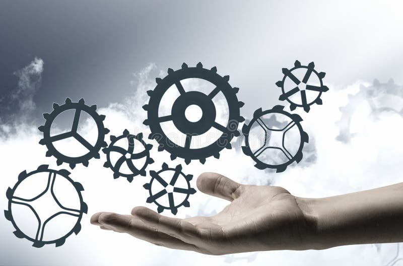 Werkend mechanisme stock foto. Image of mechanisme, machines - 43159550