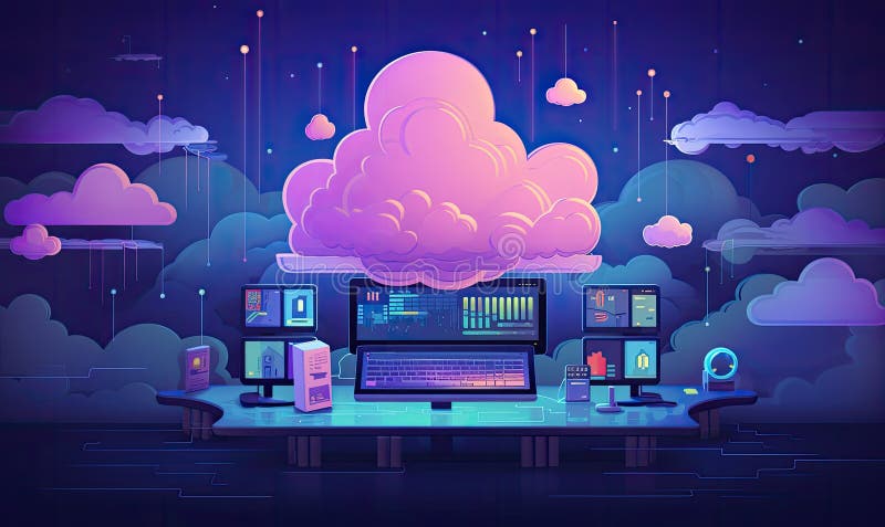 The Efficiency of Cloud Storage Beautifully Illustrated for Easy ...