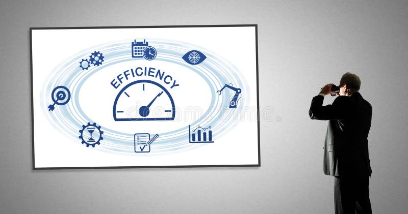 Efficiency Concept on a Whiteboard Stock Photo - Image of strategy ...