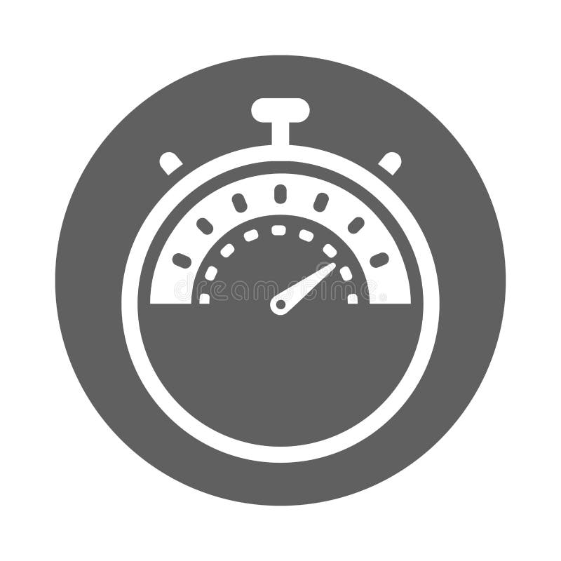 Efficiency, Control, Dashboard, Performance, Speed Icon. Gray Vector ...