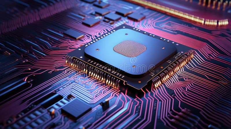 Efficiency Energy Efficient Chip Stock Photo - Image of system ...