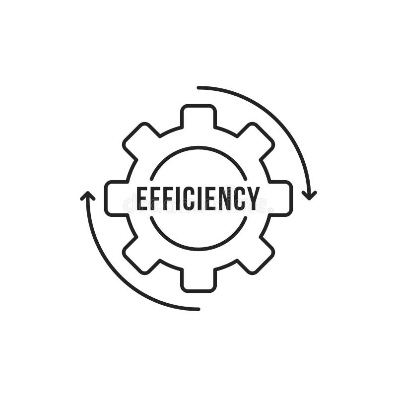 Economic Efficiency Symbol Improve Market Efficiency Icon Free