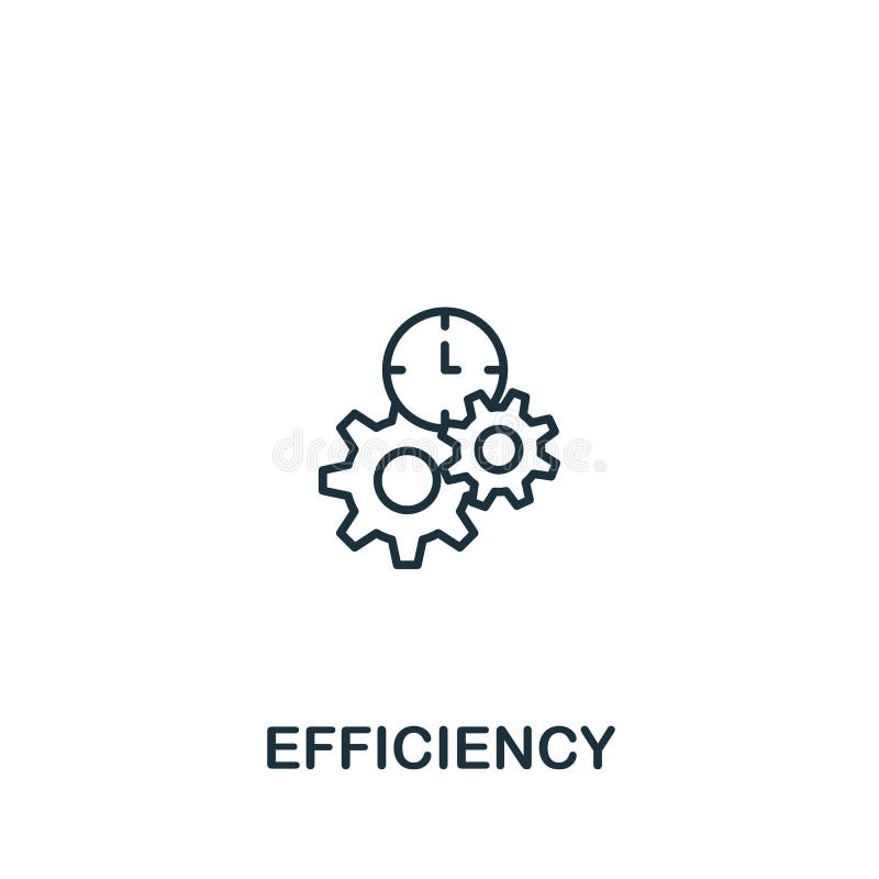 Efficiency Icon. Line Simple Icon for Templates, Web Design and ...