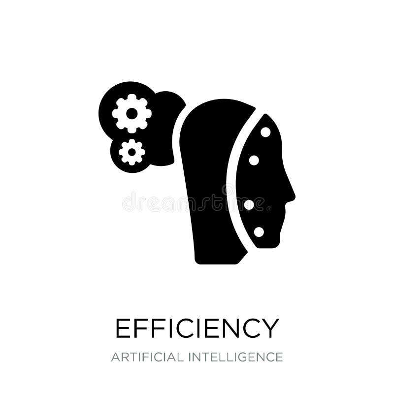 Efficiency Icon in Trendy Design Style. Efficiency Icon Isolated on ...