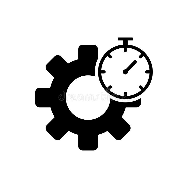Production Efficiency Icon Vector Costs Optimization Symbol for Graphic ...