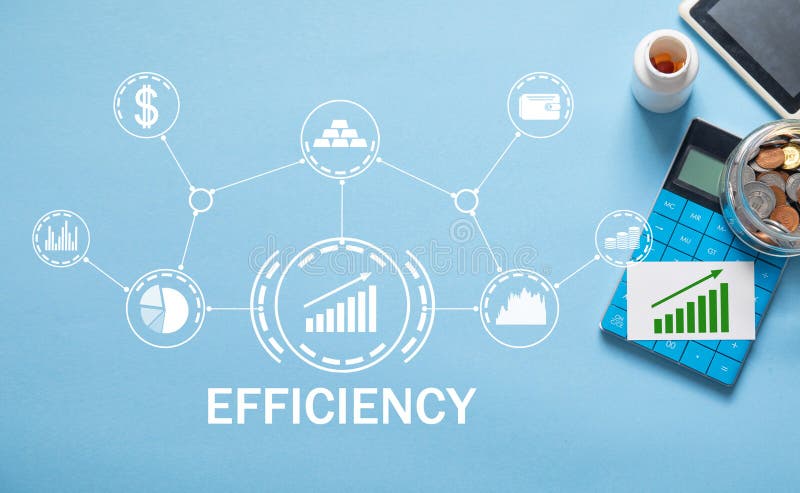 Efficiency Increase. Business. Finance Stock Illustration - Illustration of optimization ...