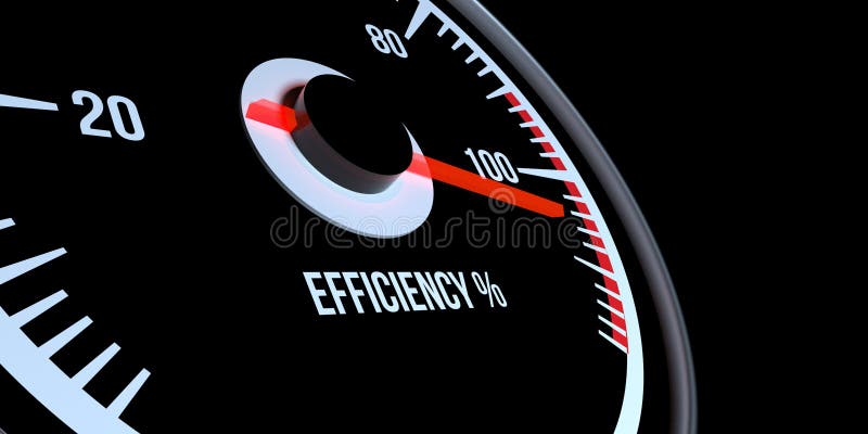 Efficiency Level Meter on 100 Extremely Detailed and Realistic High ...