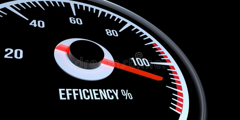 Efficiency Level Meter on 100 Extremely Detailed and Realistic High ...