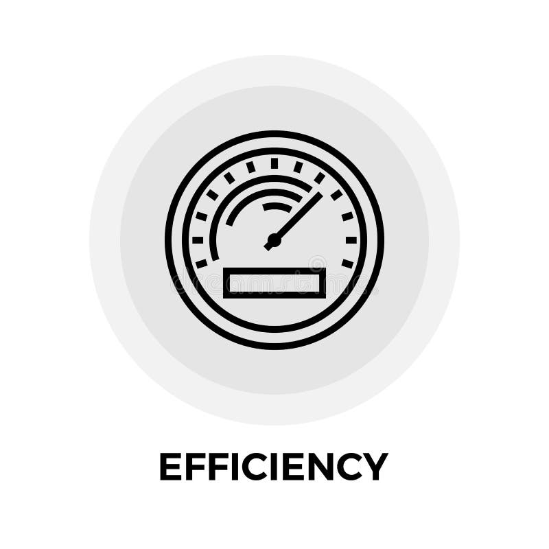 Efficiency Icon Vector Isolated On White Background, Logo Concept Of ... Efficiency Icon Vector Isolated On White Background, Logo Concept Of ...