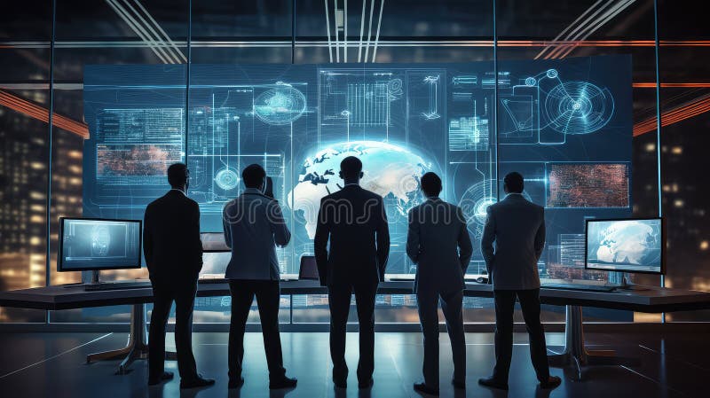 Efficiency Procurement Technology Stock Illustration - Illustration of ...