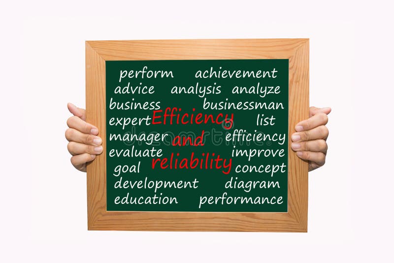 Efficiency and reliability stock image. Image of businessman - 39114269