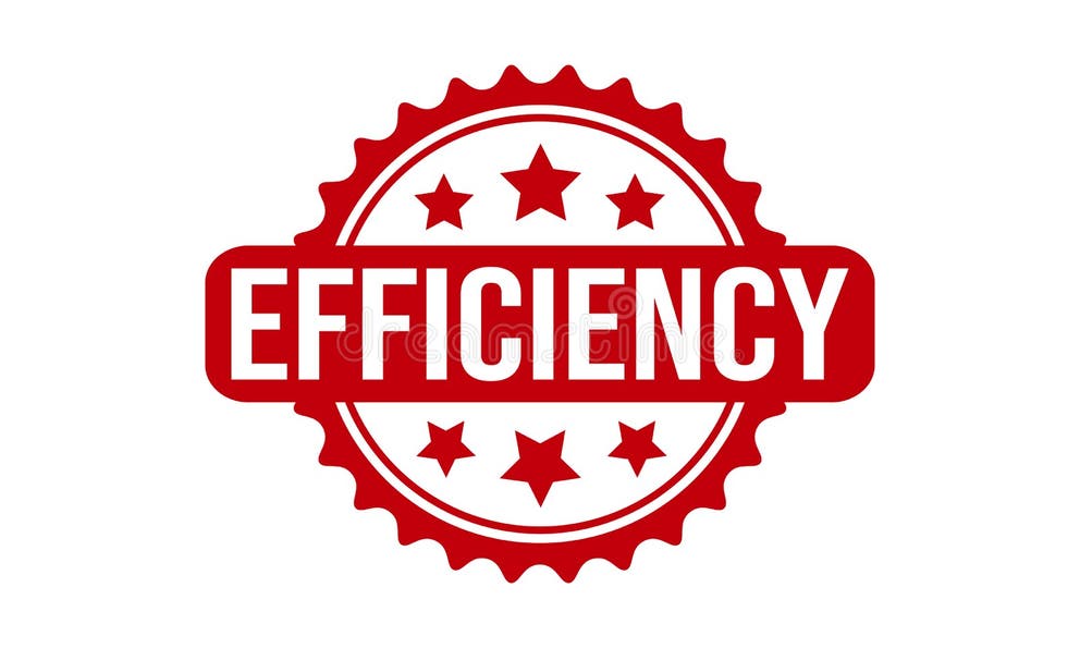 Efficiency Rubber Stamp. Efficiency Grunge Stamp Seal Vector ...