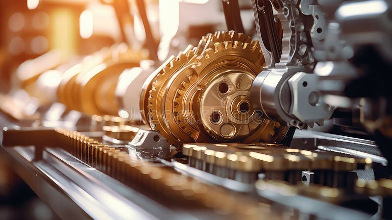 Efficiency Technology Gears Stock Illustration - Illustration of ...