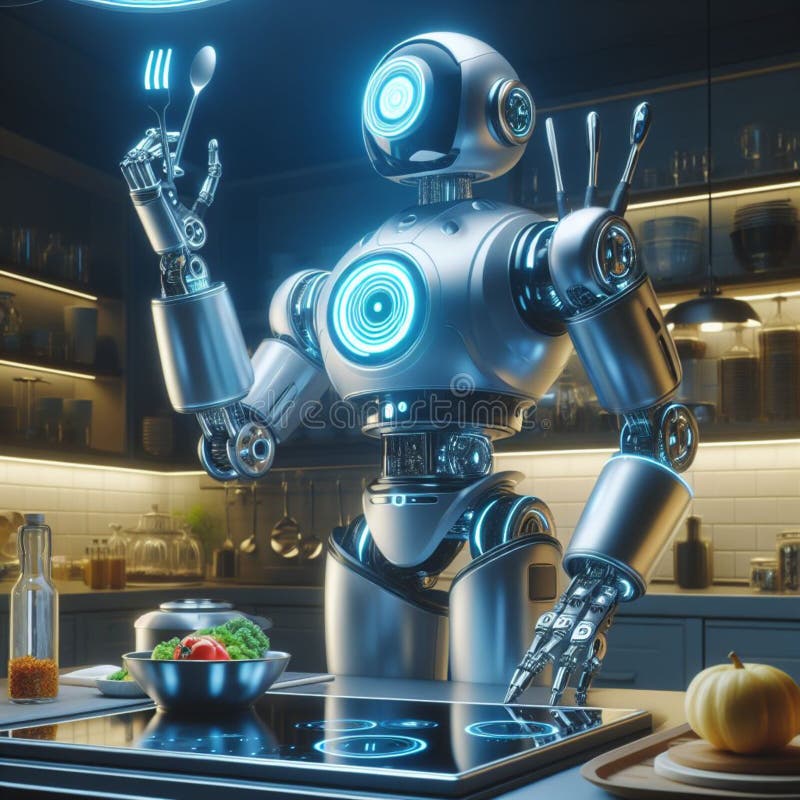 Culinary Robot Stock Illustrations – 1,463 Culinary Robot Stock ...