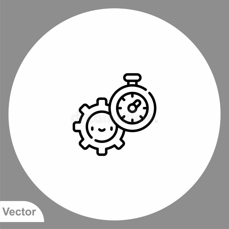 Time Cost Efficiency Icon Stock Illustrations – 629 Time Cost ...