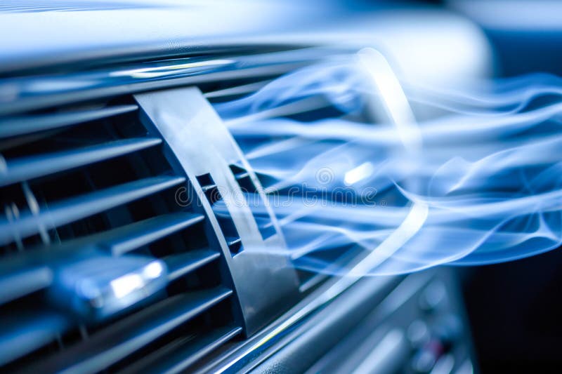 Efficient Air Conditioning in a Car, Demonstrating Advanced Automotive ...