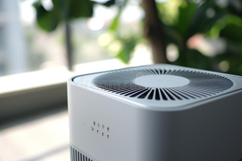 Efficient Air Purifier Wall Unit. Generate Ai Stock Photo - Image of ...