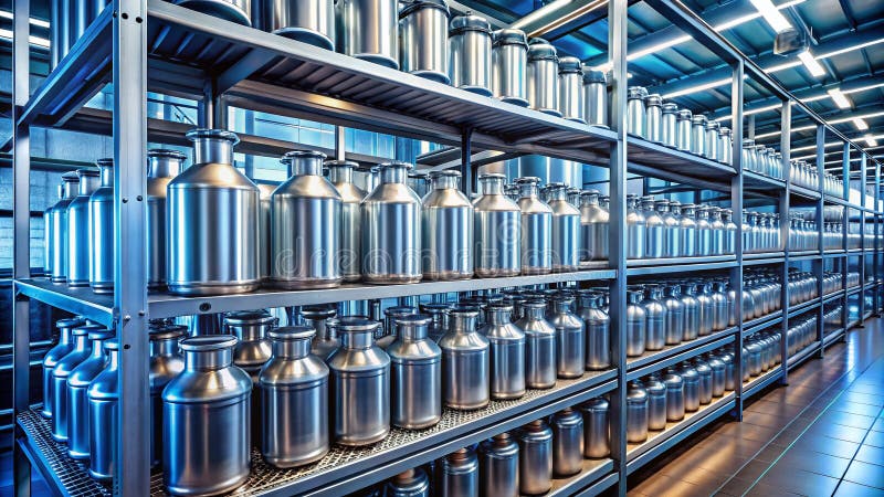 Efficient Aluminum Flask Storage Solution a Panoramic View of ...