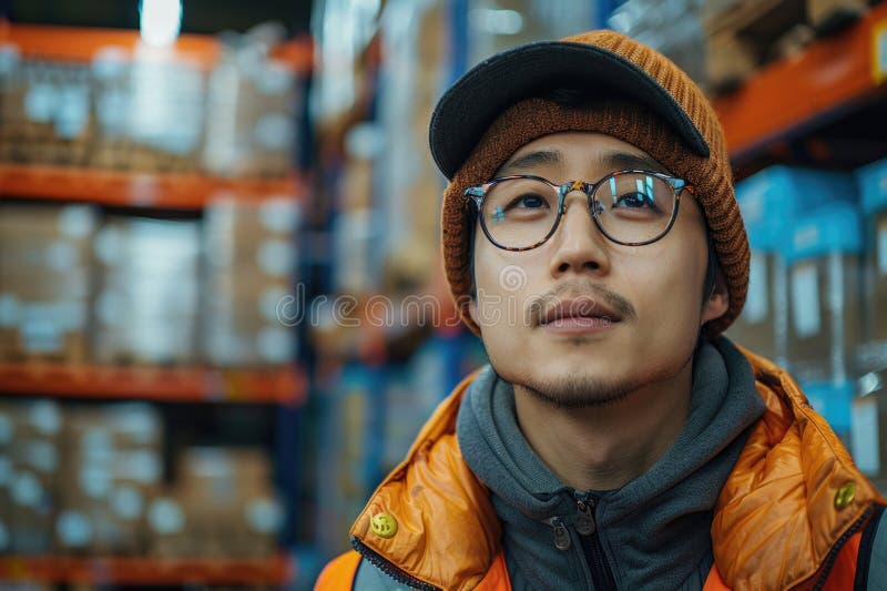 Efficient Asian Warehouse Operations: Workers, Managers, Stock ...