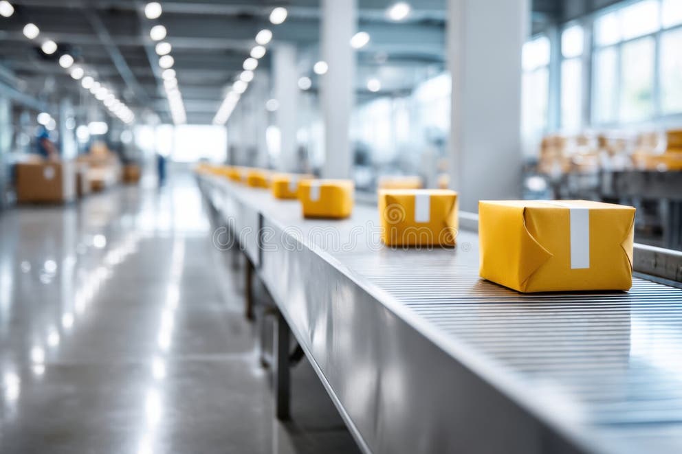 Efficient Assembly Line and Packaging at Colorful Cracker Production ...