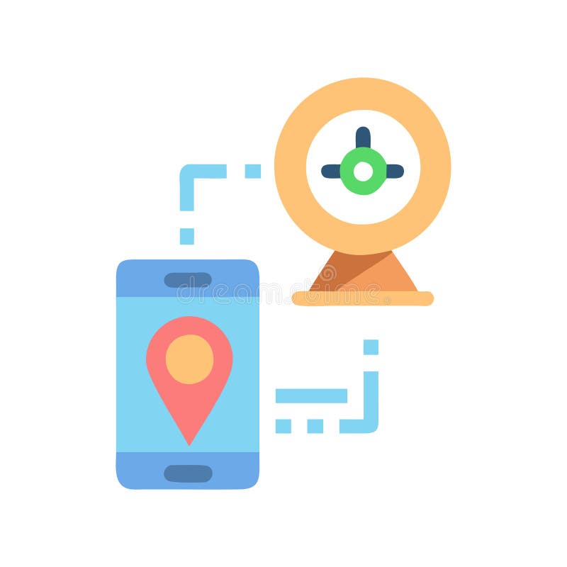 Efficient Asset Tracking Icon Stock Vector - Illustration of software ...