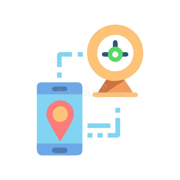 Efficient Asset Tracking Icon Stock Vector - Illustration of software ...