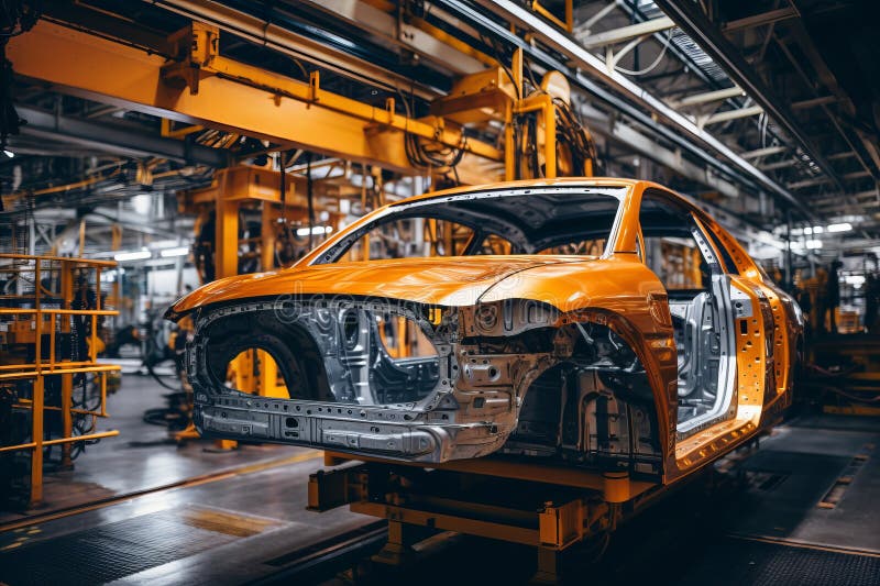 Efficient Automobile Assembly Process at Cutting-Edge Automotive ...