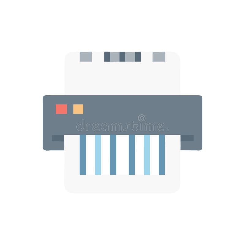 Efficient Barcode Printer Icon for Businesses Stock Illustration ...