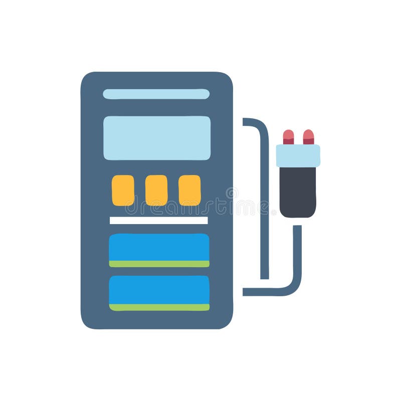 Efficient Battery Charger Icon Stock Vector - Illustration of outline ...