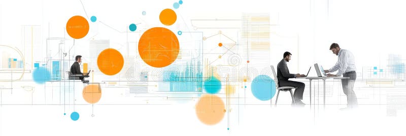Efficient Business Collaboration: a Hand-Drawn Illustration - Business ...
