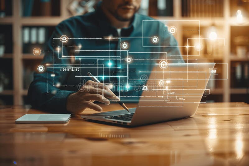 Digitalized Documents Stock Illustrations – 1 Digitalized Documents ...