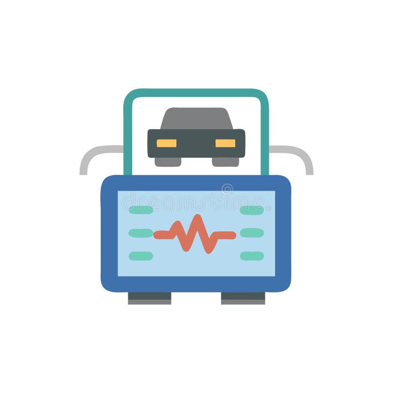 Efficient Car Diagnostic Scanner for Troubleshooting Stock Illustration ...