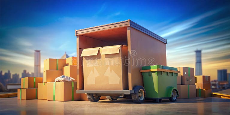 Efficient Cardboard Recycling Streamlined by Convenient Delivery Dock ...