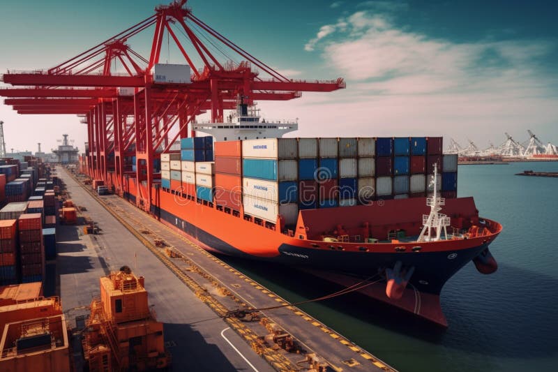 Efficient Cargo Handling, Container Ship Loading and Unloading at ...