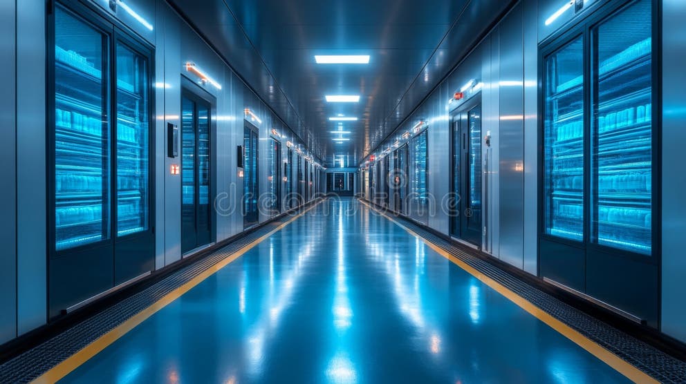 Efficient Cold Storage Facility with Advanced Refrigeration Technology ...