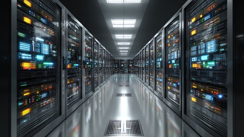Efficient Data Center Virtualization Technology Implementation for Optimal Performance Stock ...